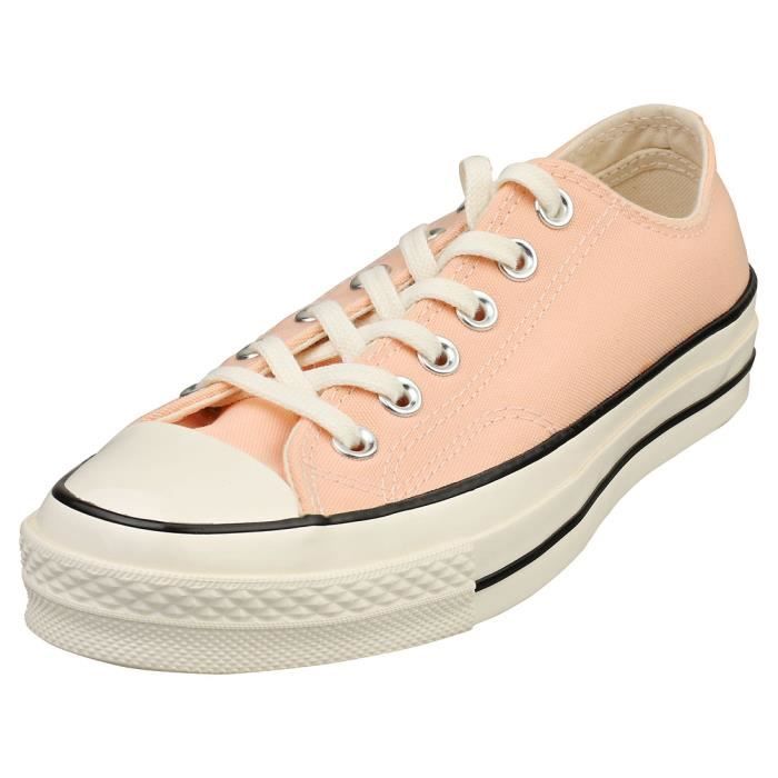 Baskets - Converse - CHUCK 70 OX - Mixte - Orange - Textile - Lacets ...