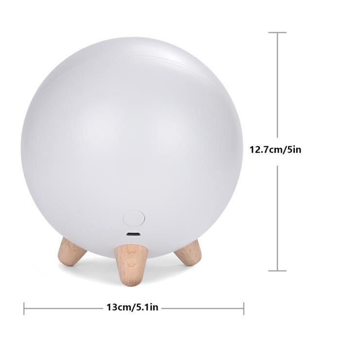 Mini maison de chaton mignon bureau LED lampe de nuit lumière Stepless ...