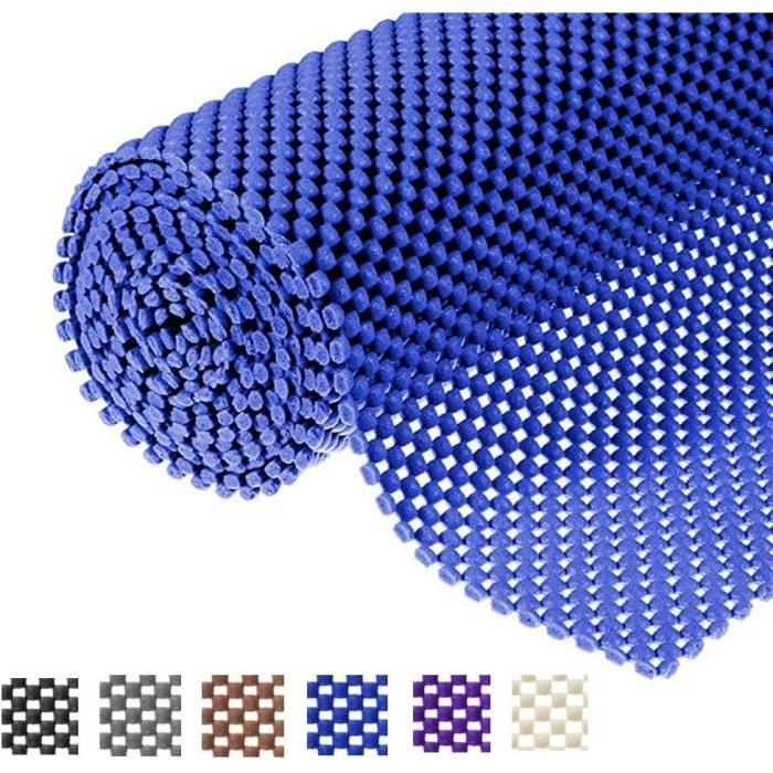 Doublure De Tiroir De Tiroir Antidérapant Tapis D'Étagères De 30,5 Cm X 6,5 Pi Motif De Grille ...