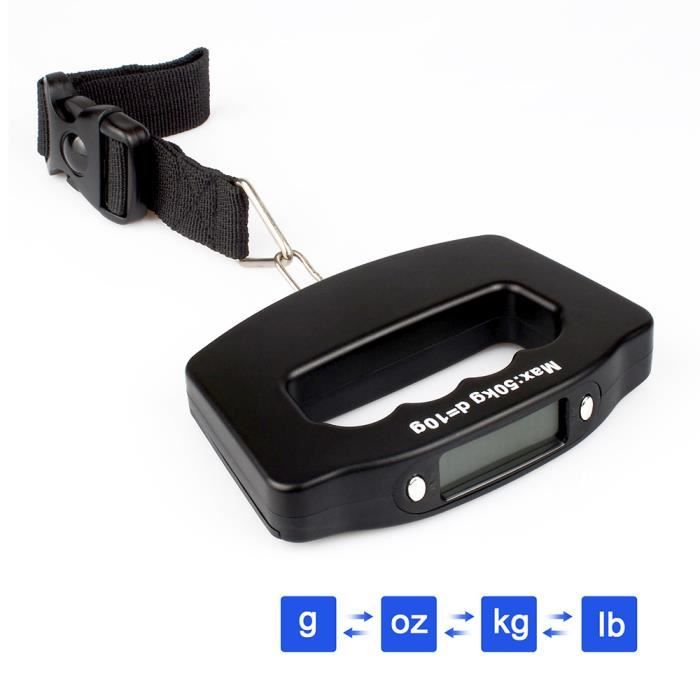 Pèse-bagage Balance de Pesage de Bagages Digital Électronique LCD ...