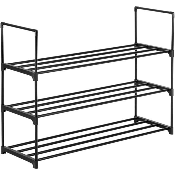 3 Niveaux Shoe Rack Shoe Tower Shelf Organisateur De Stockage Pour ...