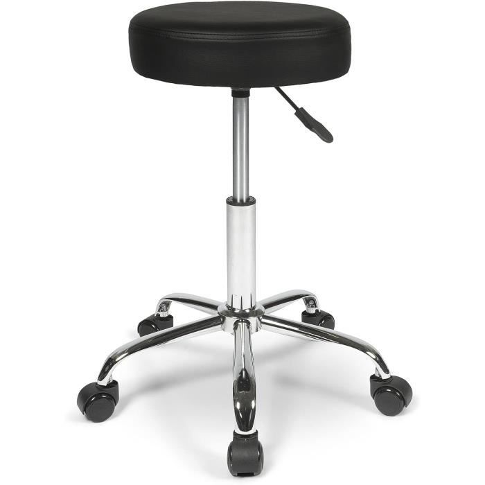 Tabouret À Roulettes Avec Dossier - Tabouret De Travail Avec Roulettes ...