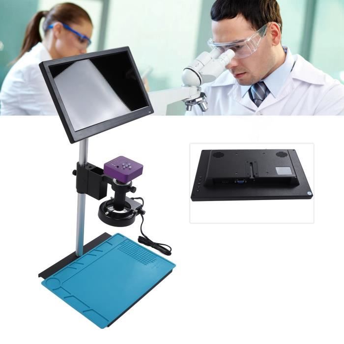 Microscope numérique USB Caméra de Microscope Industriel avec écran LCD ...