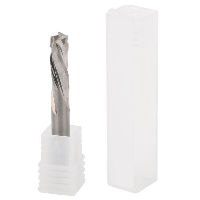 YOSOO Fraise à 3 cannelures 3 flûtes fraise en acier au tungstène ...