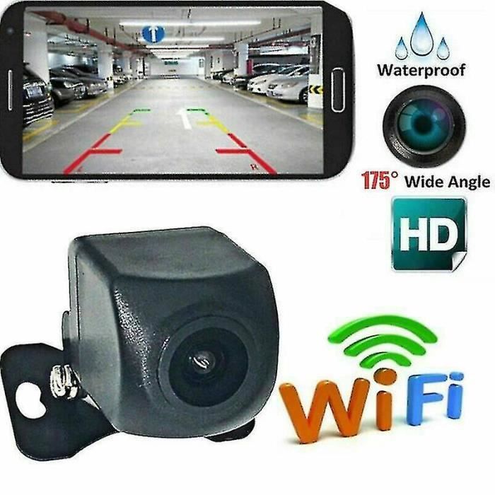 Caméra de voiture 1080p HD Caméra de sauvegarde Wifi Caméra de recul de ...