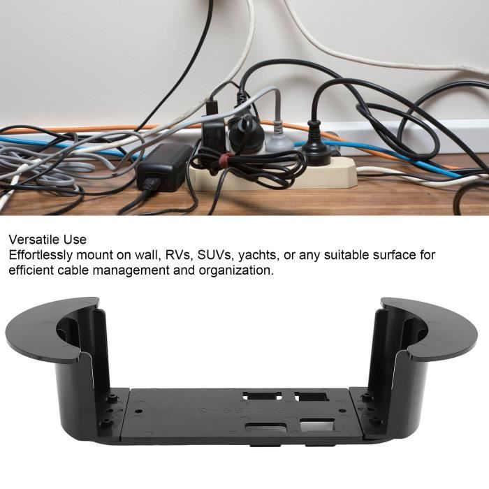 Support de câble Ethernet Organisateur de Gestion de Câbles ...