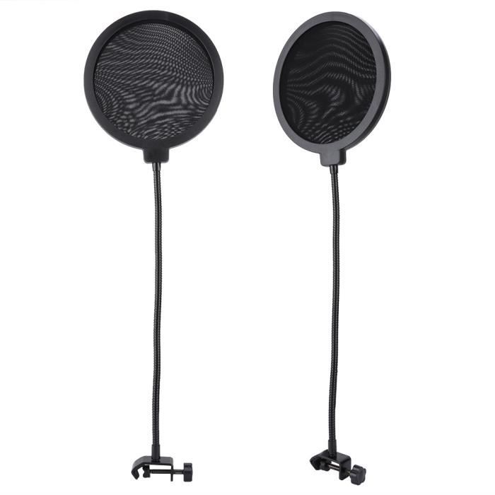 15.5cm Diameter Pop-up Filter Spray Hood Microphone Recording Studio ...