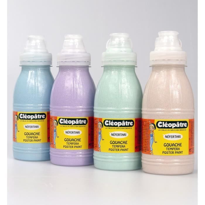 Cleopatre - Peinture Pailletée Pastel Pêche Au Format De 250 Ml[b4042 ...