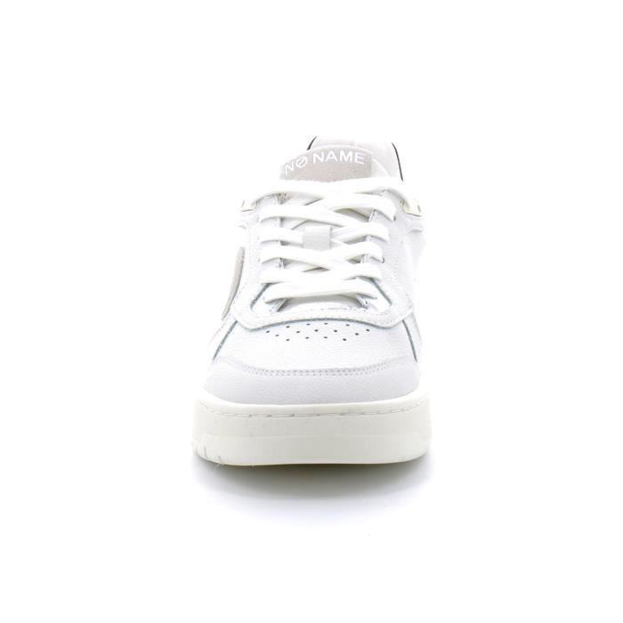 Baskets Kelly Blanc - NO NAME - Homme - Lacets - Cuir White/black ...