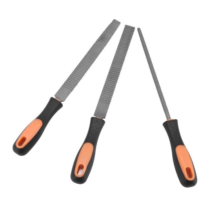 Lime à bois - SONEW - 3 Pièces - Acier au carbone - Dents grossières ...