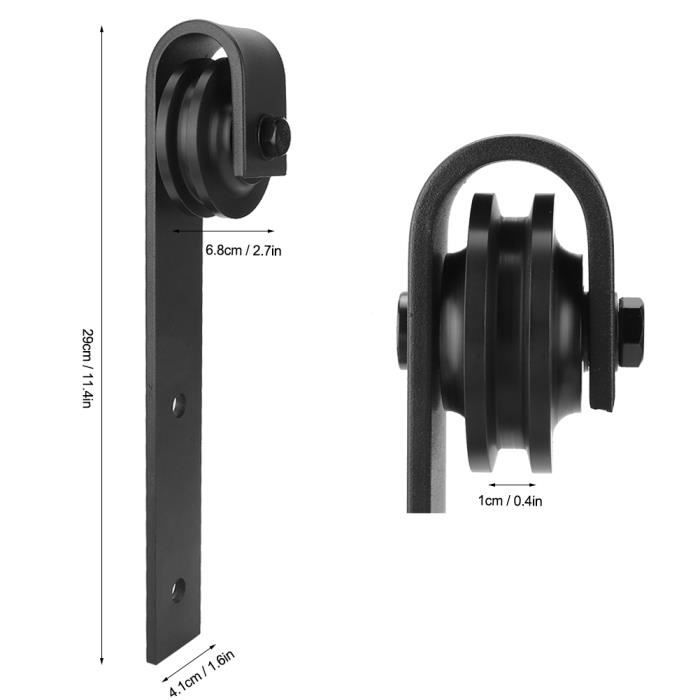 VINGVO Rail coulissant 1 paire de rails coulissants en acier au carbone ...