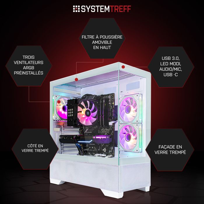 PC Gamer - Intel Core Ultra 5 245K - Nvidia GeForce RTX 5060 Ti 8Go ...