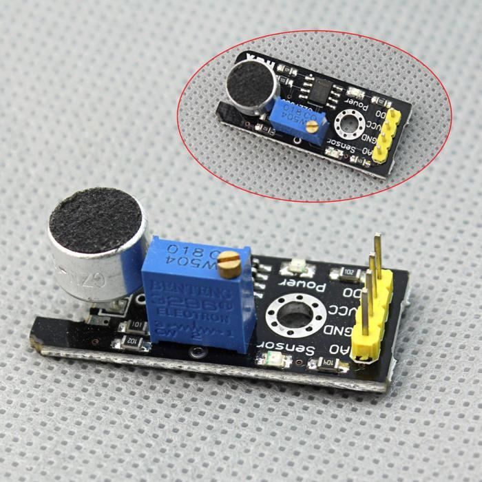 Module Capteur Bruit Son Sonore Détection Microphone MIC Contrôleur Pr ...
