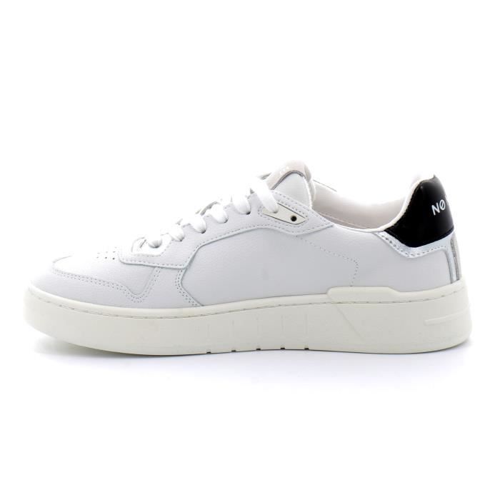 Baskets Kelly Blanc - NO NAME - Homme - Lacets - Cuir White/black ...
