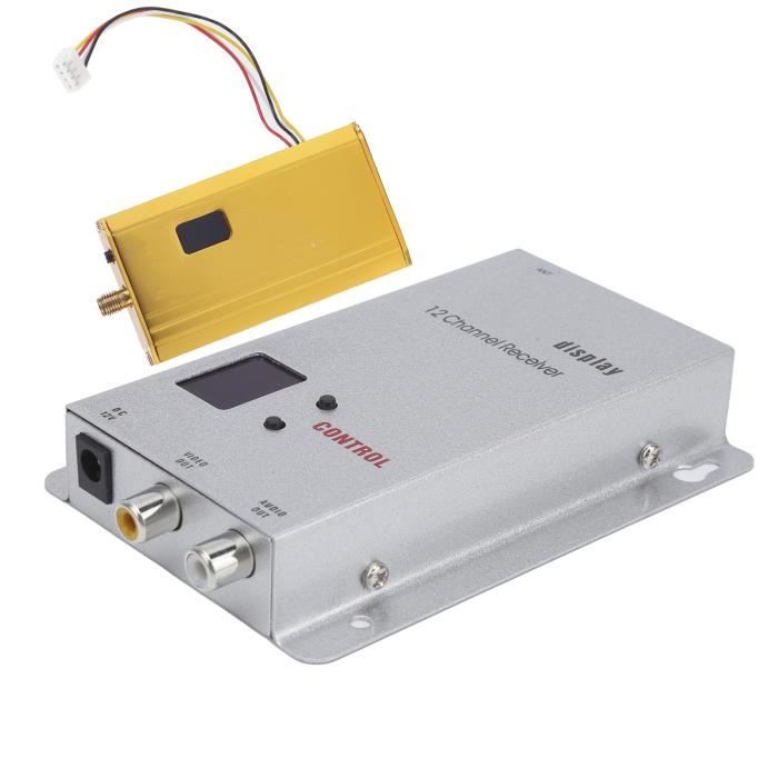 Récepteur Audio Vidéo Metteur Récepteur Sans Fil 1.2G 1.5W Transmetteur ...