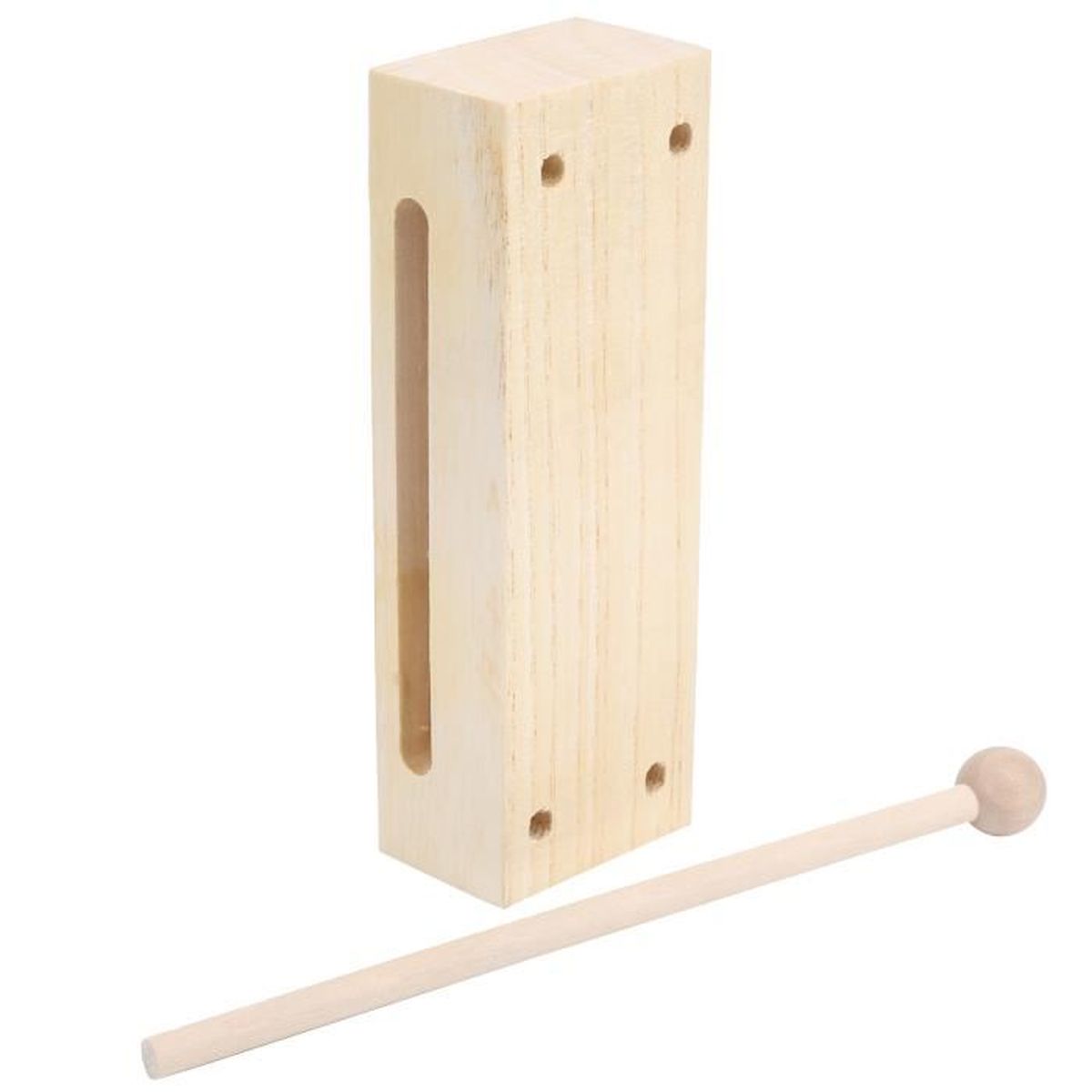 Bloc de percussion en bois avec marteau pour instrument de rythme ...