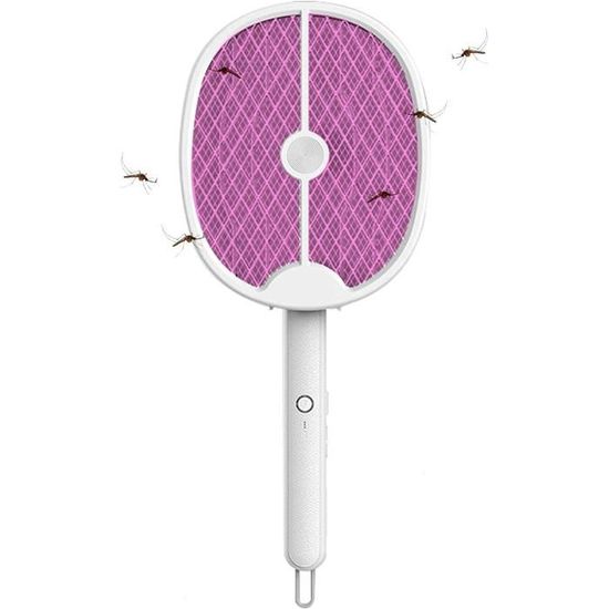 Fly Racquet Zappeur | Lampe Anti-Mouches Pliante 2 En 1 | Filet De ...
