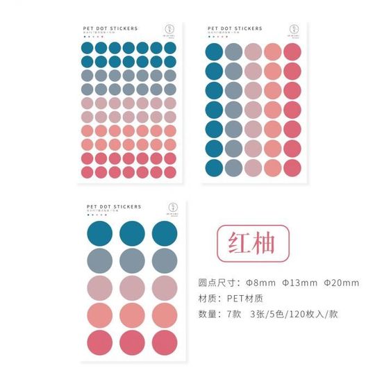 Gommette,Autocollants en forme de rond, étiquettes avec cercle très ...