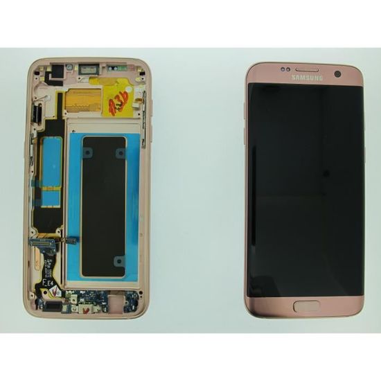 Ecran LCD Samsung G935F Galaxy S7 Edge Original Rose - Cdiscount Téléphonie