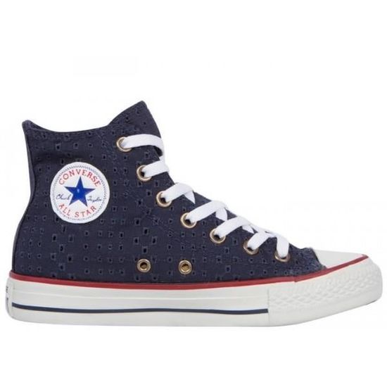 CONVERSE HAUTE Bleu Marine - Cdiscount Chaussures