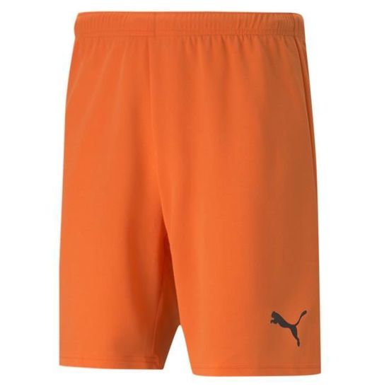 Short Puma Team Rise - orange/noir - S - Cdiscount Sport