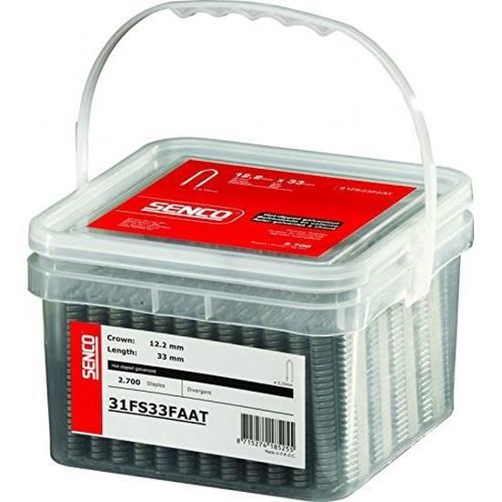 Senco Lot d’agrafes de clôture galvanisées - Cdiscount Bricolage