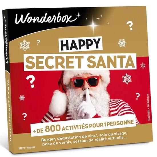 Wonderbox - Coffret Cadeau - Happy Secret Santa - Idée cadeau Noël - Cdiscount Au quotidien