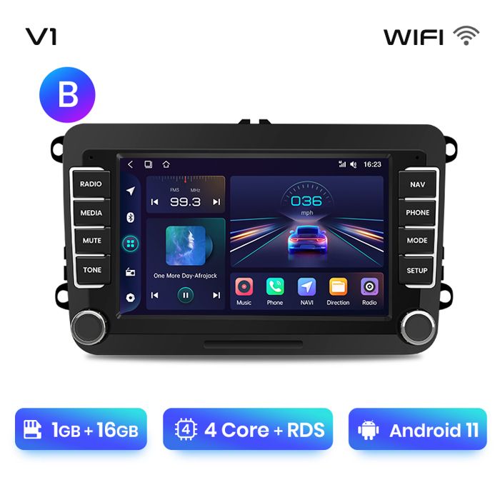 Junsun Android Auto Radio 1G+16GB for Volkswagen VW Passat B6 B7 T5 Tiguan Touran GOLF POLO ...
