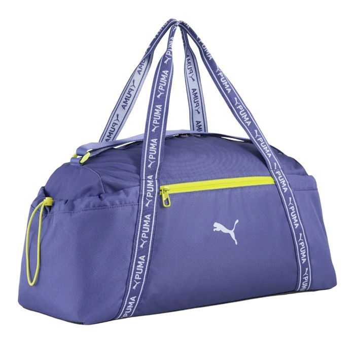 PUMA Sac de sport violet blanc pour femme et homme - AT ESS Sport Bag ...