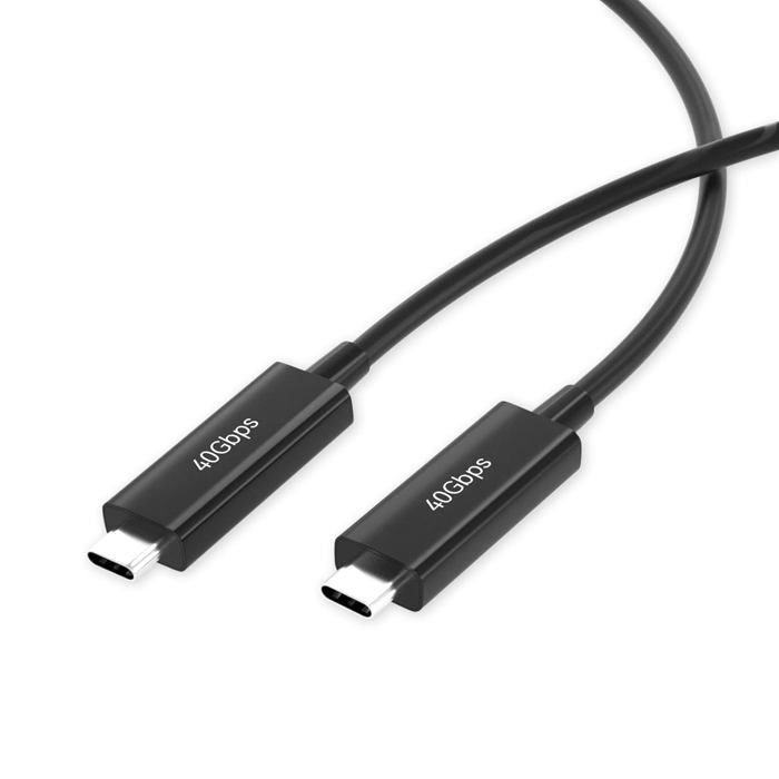 Thunderbolt 3 Vers Thunderbolt 3 Câble Usb 4 2 M, Câble Tb3 40 Gbps/100 ...