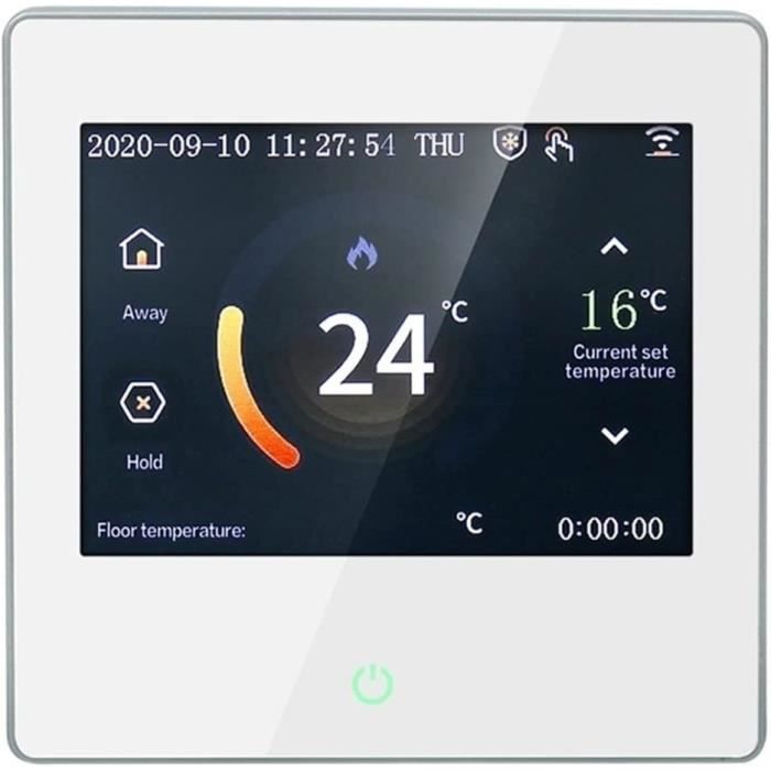 Thermomètre d'ambiance Digital Smart Wifi Thermostat Smart WiFi Thermostat Régulateur de ...