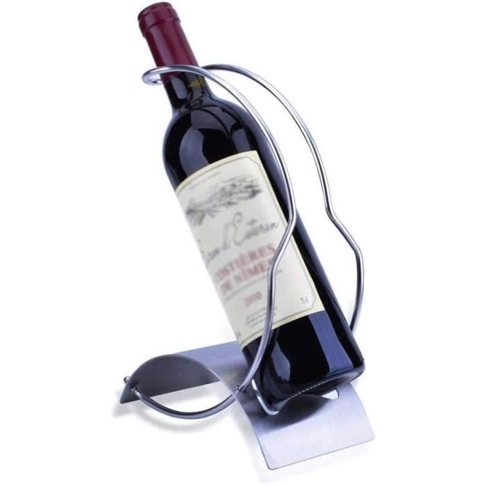 Porte Bouteilles Caves à vin Porte Simple en Acier Inoxydable vin ...