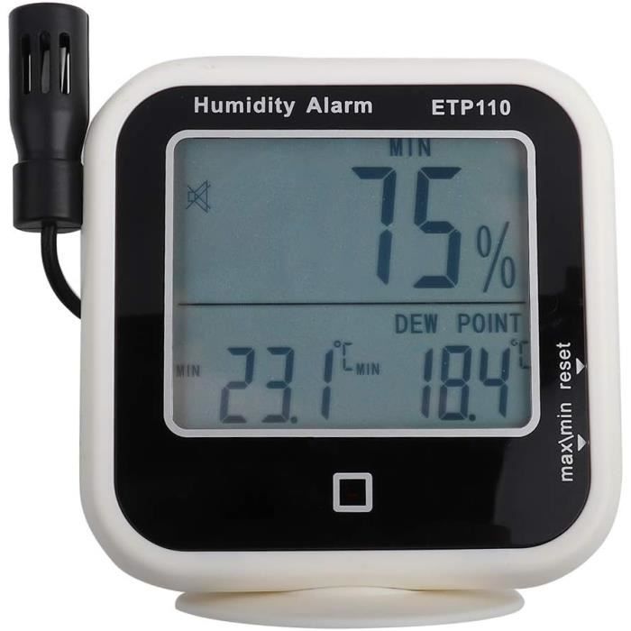 Thermo-Hygromètre, Etp110 Thermo-Hygromètre Numérique Humidimètre Point ...