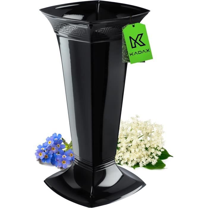 Vase Funéraire Avec Socle, Vase De Cimetière En Plastique, Vase À ...