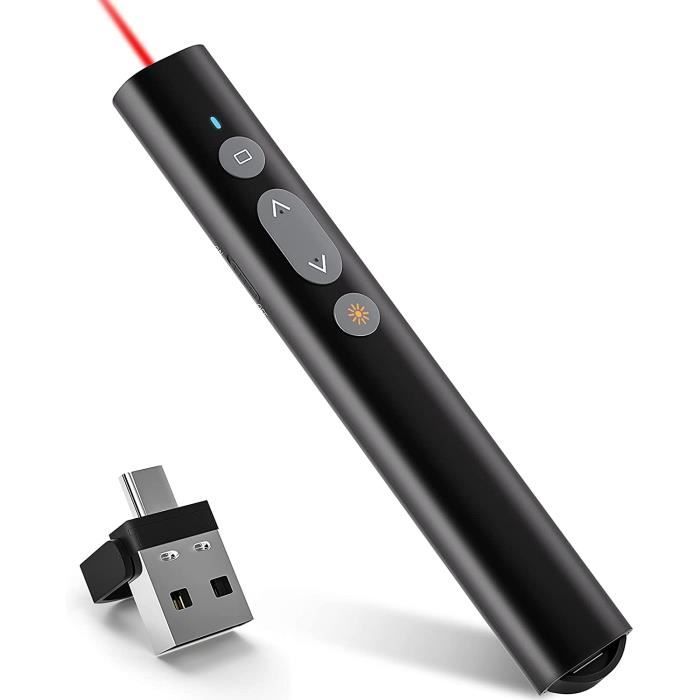 LIWI-Présentateur, Télécommande Powerpoint Tokass Pointeur Sans Fil 2,4 ... LIWI-Présentateur, Télécommande Powerpoint Tokass Pointeur Sans Fil 2,4 ...