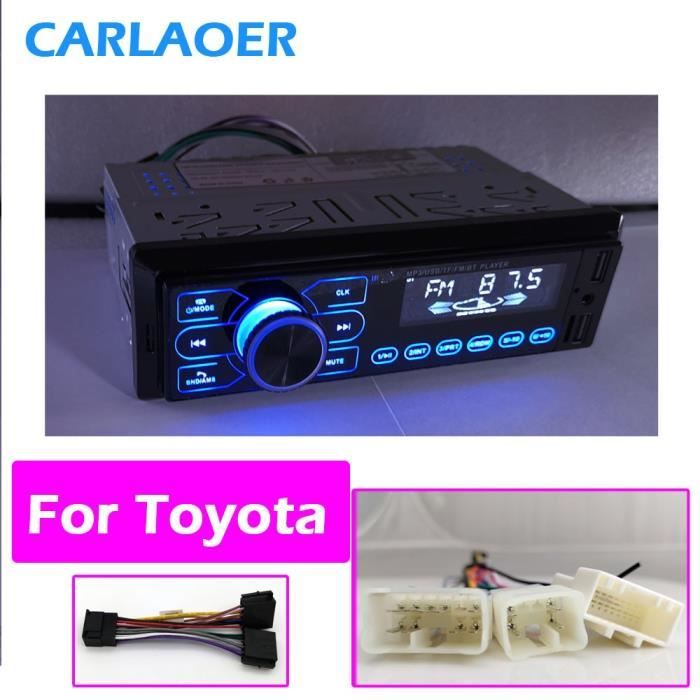 Iso Ajouter Toyota Autoradio avec lecteur stéréo, Bluetooth AUX-IN, MP3 ...