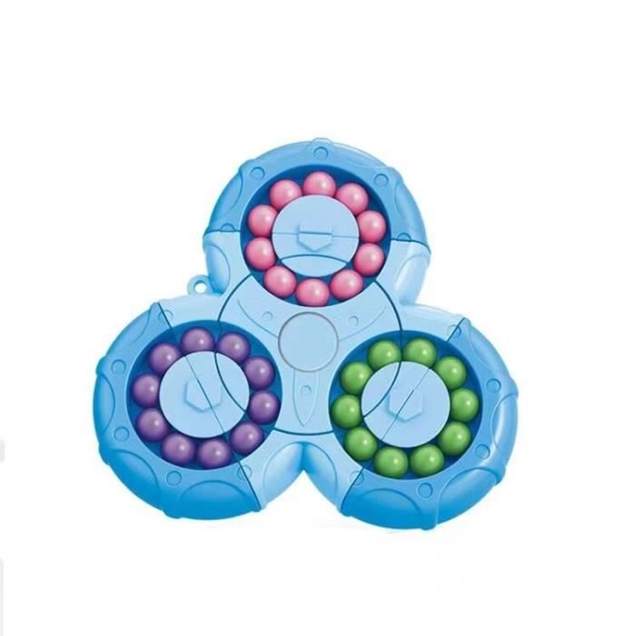 CRAZE 2 In 1 Decompression Magic Bean Cube Toys Stress Relief Bead Puzzle Education Fingertip ...