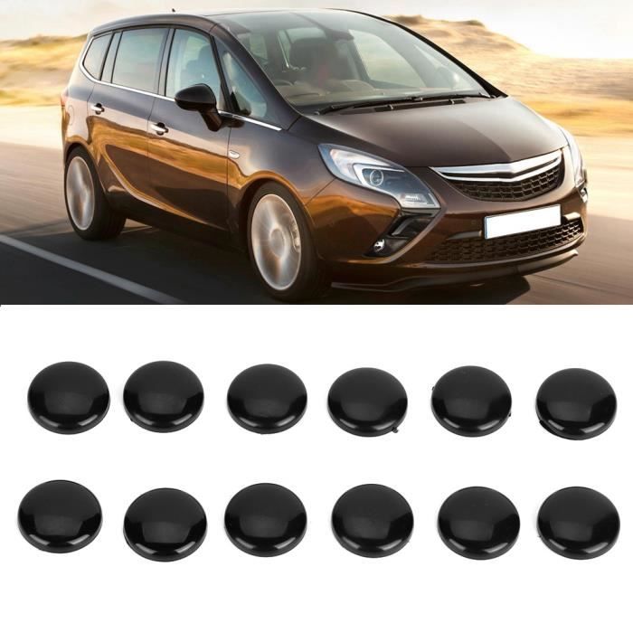 Couvercle de vis de porte - DIOCHE - 12 pièces - Noir - ABS - Universel ...