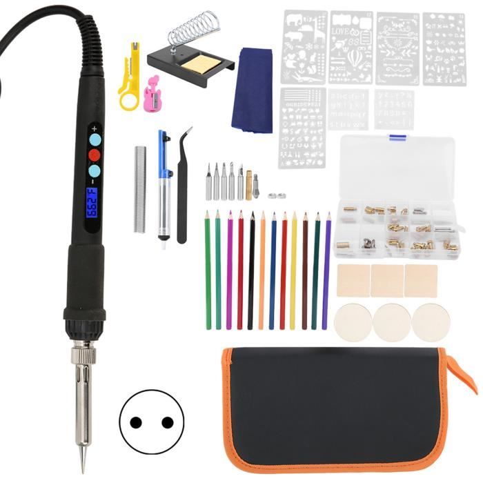 60W fer a souder kit Station de Soudage Pompe Etain Soudure Electronique HB018 - Cdiscount Bricolage