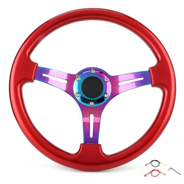 Fdit Volant de course Volant de sport de voiture 350mm / 14in de ...