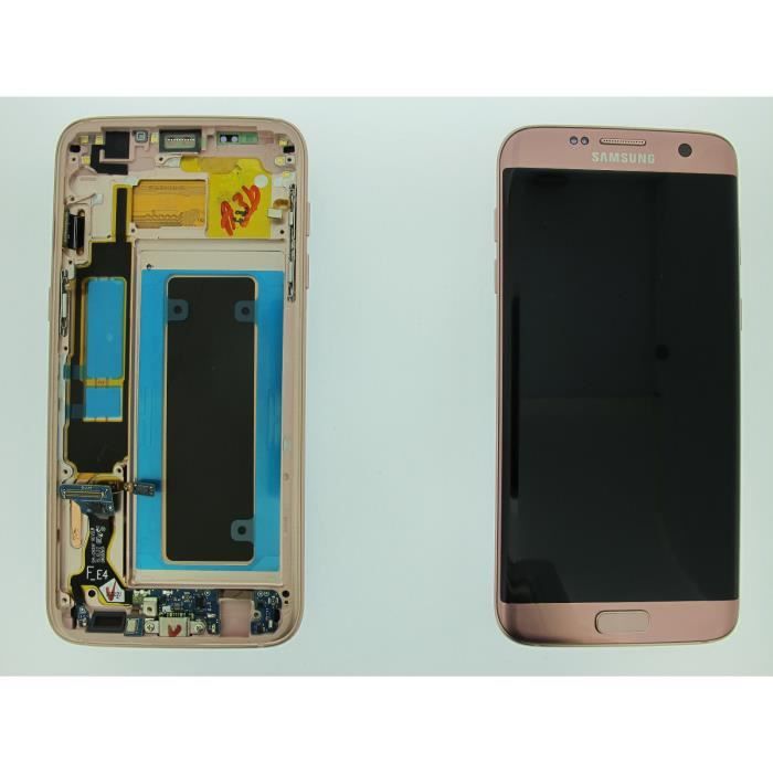 Ecran LCD Samsung G935F Galaxy S7 Edge Original Rose - Cdiscount Téléphonie