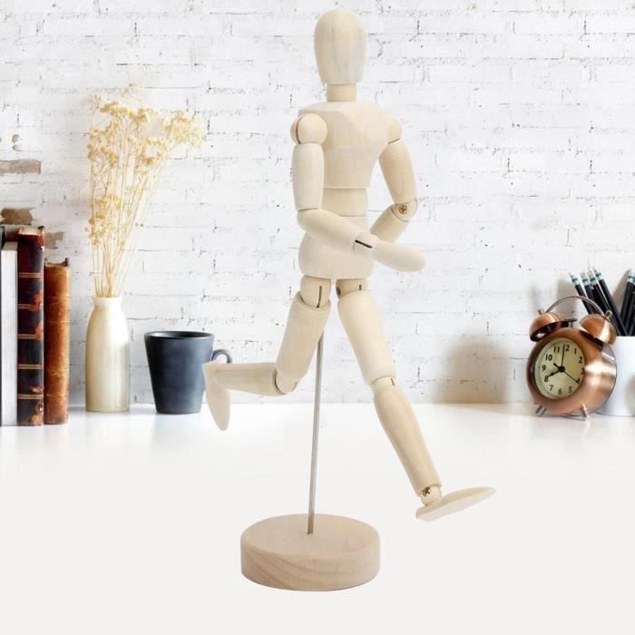 Brave-Mannequin en bois 217 cm de haut artiste mobile réglable dessin ...