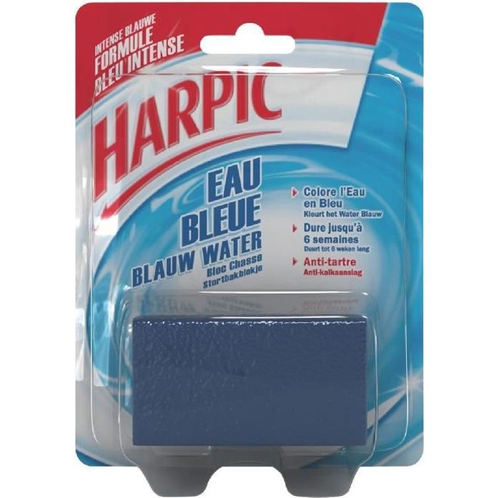 Bloc chasse d'eau Harpic - Eau bleue - Vendu par 1 - Cdiscount Au quotidien Bloc chasse d'eau Harpic - Eau bleue - Vendu par 1 - Cdiscount Au quotidien