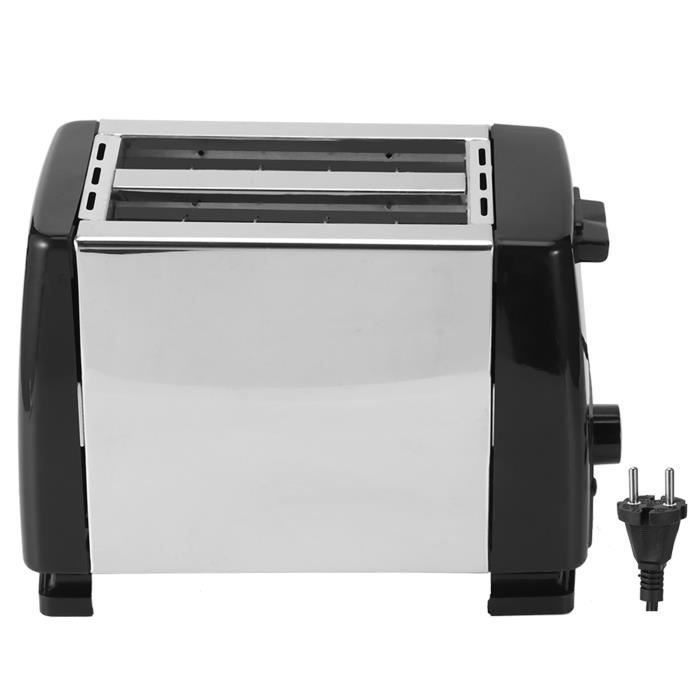 HURRISE Grille-pain à pain 2 Slice Toaster 750W 6 Gears Bread Toasters ...