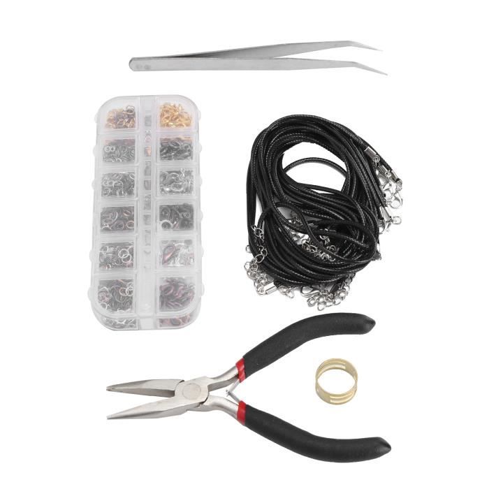 KIMISS Accessoire de bricolage de bijoux Kit d'Outils de Fabrication de ...
