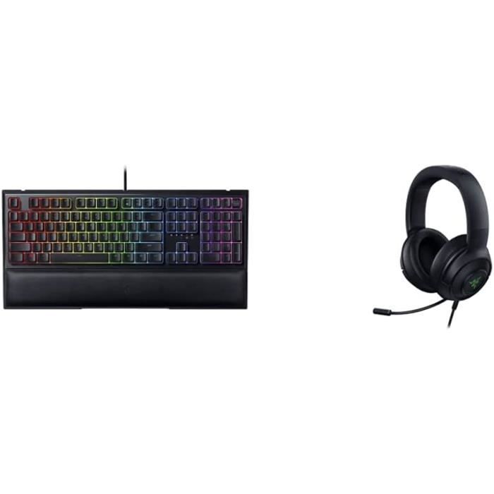 Razer Ornata V2 - Clavier de Jeu mecanique, RGB Chroma, Repose-Paume ...