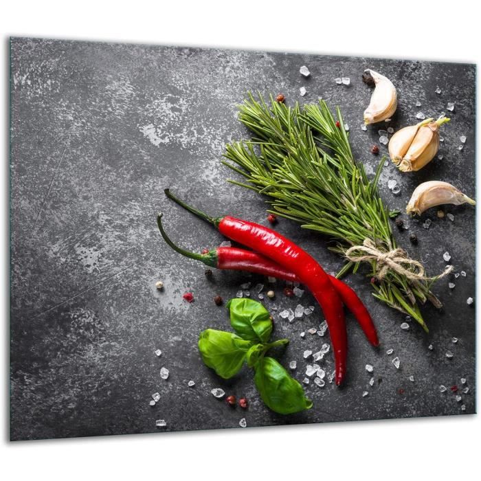 Ehskzjh | Couvercle De Plaque De Cuisson 60 X 52 Cm En Verre D'Une ...