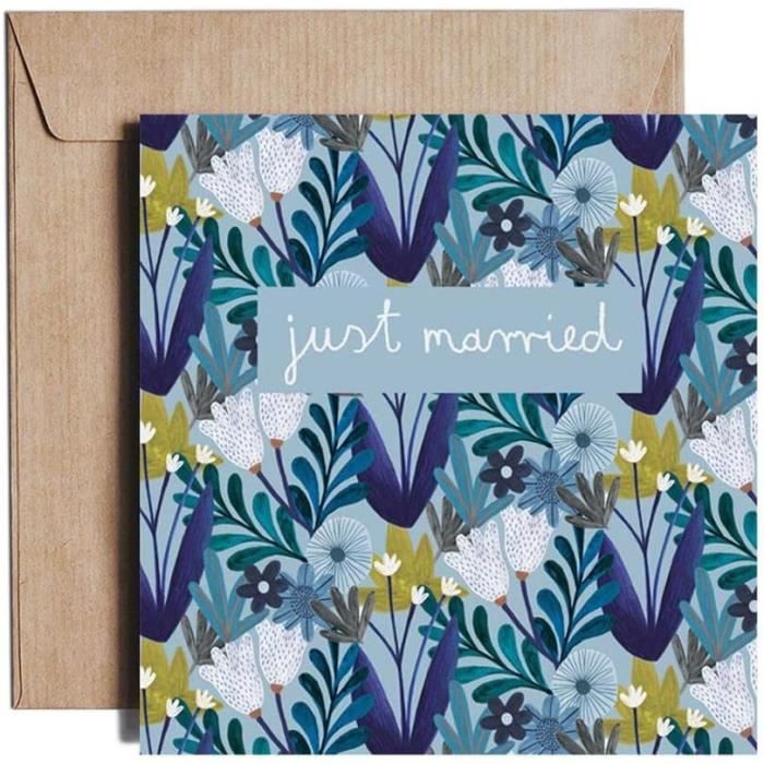 Pieskot Carte d'invitation graphique unique pour mariage - Cartes d ...