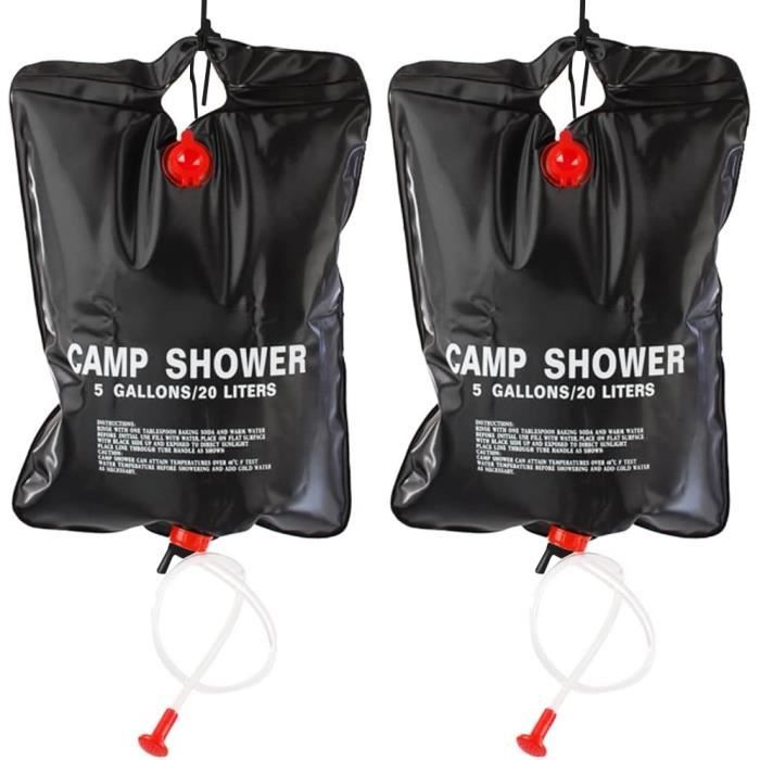 TRIXES 2 X 5 Gin Pêche Army Camp Camping Solaire Propulsé Douches19 ...