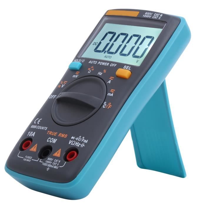 Multimètre Numérique - VBESTLIFE - ZT102 - 6000 Points - Grand Écran ...